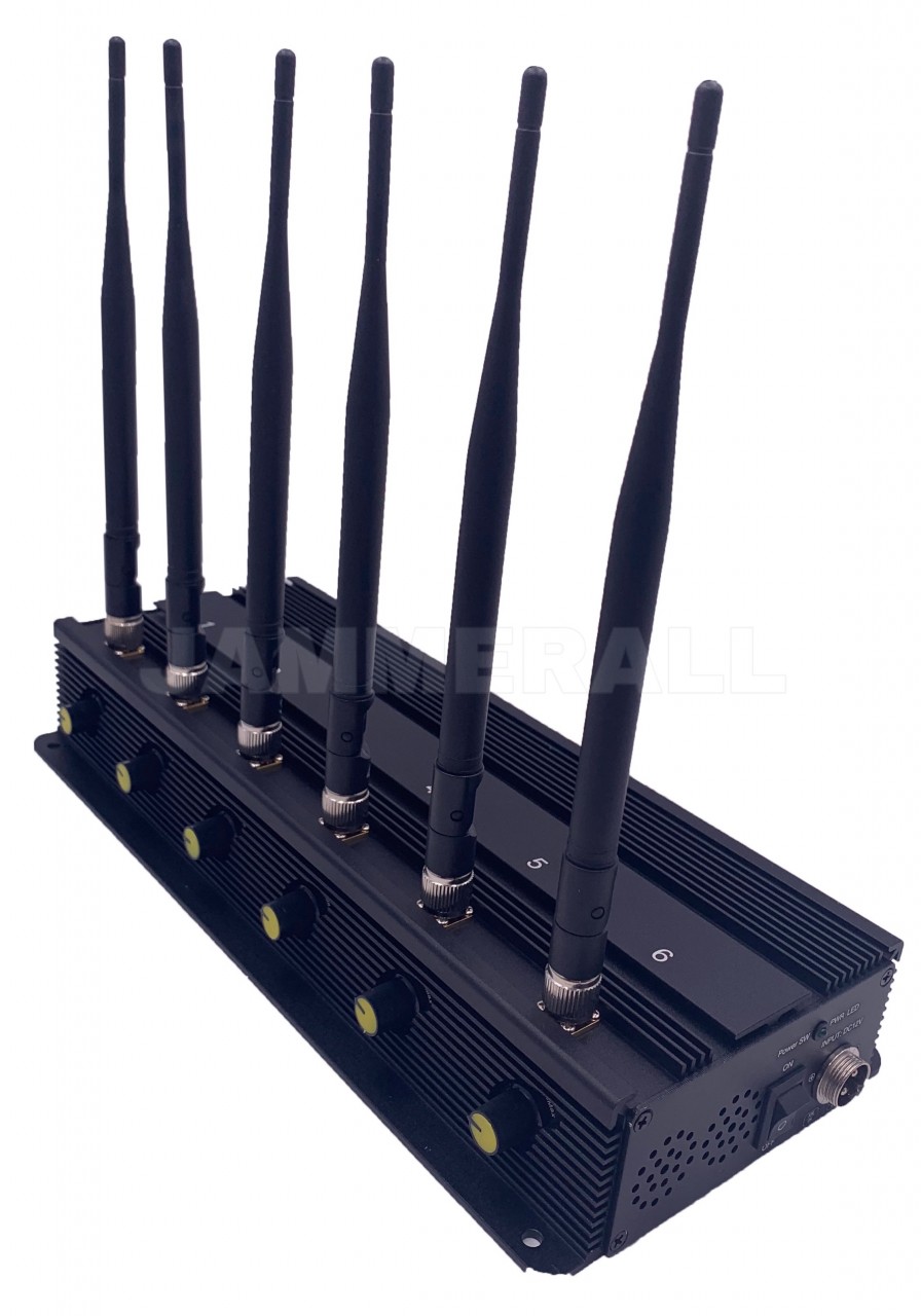 Adjustable 6 Bands Mobile Phone Signal Jammer &WiFi Jammer for Sales